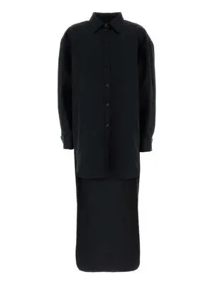 Balenciaga Poplin Shirt - Black
