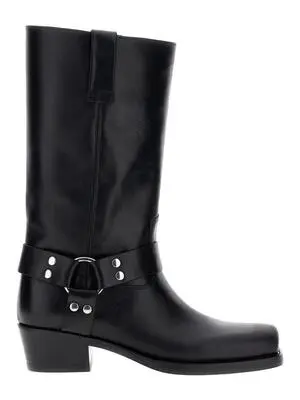 Paris Texas Roxy Boot With Silver Studs - Multicolor