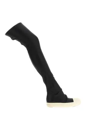 Rick Owens Leather Over The Knee Boots - Multicolor