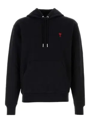 AMI Paris Cotton Sweatshirt - Black