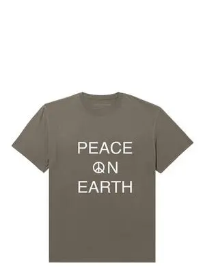 MUSEUM OF PEACE & QUIET Graphic T-shirt - Brown