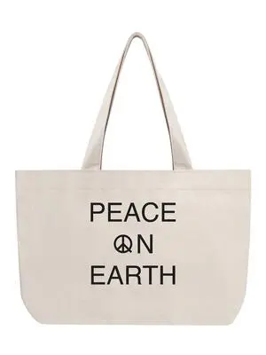 MUSEUM OF PEACE & QUIET Earth Tote Bag - Cream