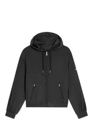 Celine Hooded Windbreaker - Black
