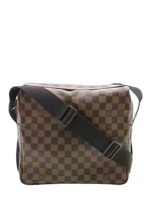 LOUIS VUITTON Damier Ebène Naviglio Crossbody Bag - Brown