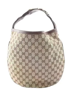 Gucci Gg Horsebit Shoulder Bag - Neutrals