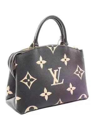 LOUIS VUITTON Louis Vuitton Monogram Empreinte Petit Palais Tote Bag Black
