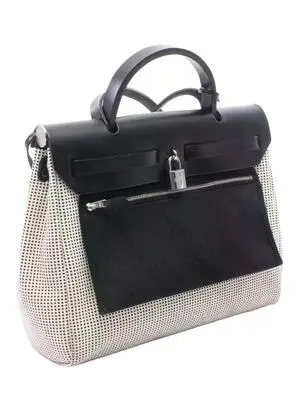Hermès Herbag Zip Pm Handbag - Black