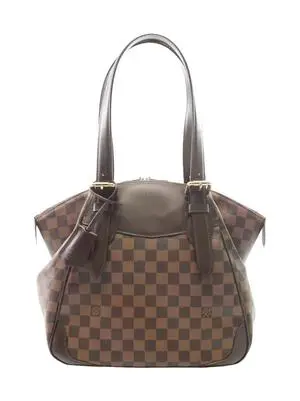 LOUIS VUITTON Damier Ebene Verona Shoulder Bag - Brown