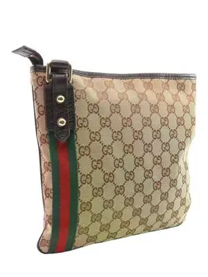 Gucci Gg Canvas Shoulder Bag - Neutrals