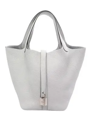 Hermès 2024 Picotin Lock Tote Bag - Grey