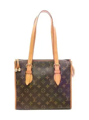 LOUIS VUITTON Popincourt Monogram Tote Bag - Brown