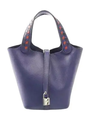 Hermès 2019 Picotin Lock Pm Handbag - Blue
