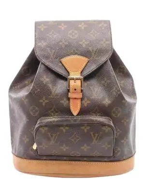 LOUIS VUITTON Monogram Montsouris Mm Backpack - Brown