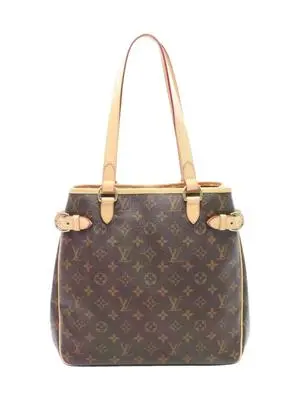 LOUIS VUITTON Monogram Batignolles Vertical Tote Bag - Brown