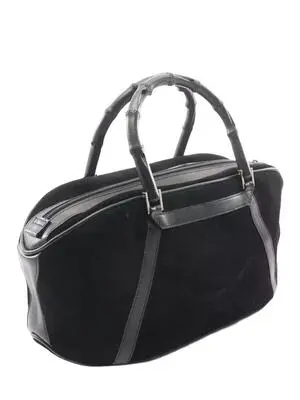 Gucci Bamboo Handle Shoulder Bag - Black
