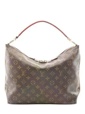LOUIS VUITTON Monogram Canvas Shoulder Bag - Brown