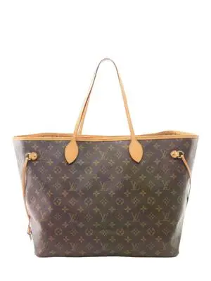 LOUIS VUITTON Monogram Neverfull Gm Tote Bag - Brown