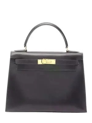 Hermès 1995 28 Kelly 2-way Tote Bag - Black