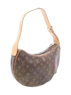 LOUIS VUITTON Croissant Monogram Shoulder Bag - Brown