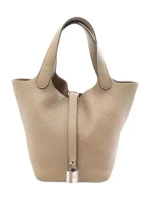 HERMÈS Hermès 2023 Picotin Lock PM Leather Tote Bag