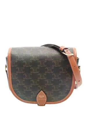 Celine Medium Folco Shoulder Bag - Black