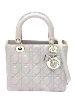 Dior Lady Tote Bag - Grey