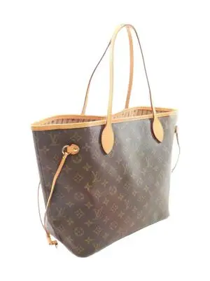 LOUIS VUITTON Neverfull Mm Monogram Shoulder Bag - Brown