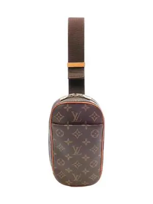LOUIS VUITTON 2003 Monogram Pochette Ganju Belt Bag - Brown