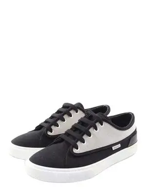Hermès Envy Canvas Sneakers With Logo Patch - Black