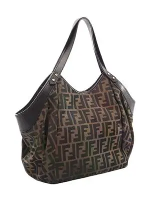 Fendi 2000s Zucca Tote Bag - Brown