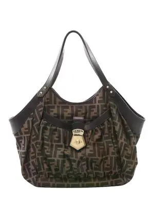 Fendi 2000s Zucca Tote Bag - Brown