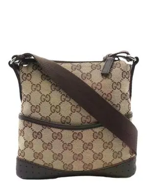 Gucci 2000s Gg Canvas Mini Shoulder Bag - Neutrals