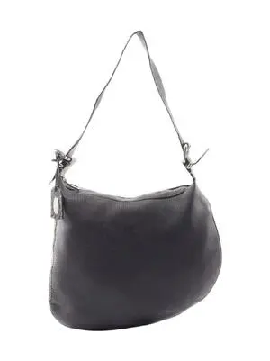 Fendi Selleria Leather Shoulder Bag - Black