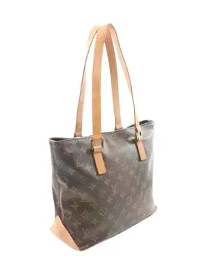 LOUIS VUITTON Monogram Canvas Cabas Piano Shoulder Bag - Brown