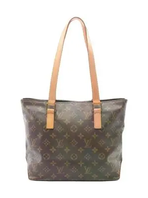 LOUIS VUITTON Monogram Canvas Cabas Piano Shoulder Bag - Brown