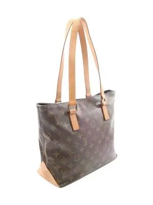LOUIS VUITTON Monogram Canvas Cabas Piano Shoulder Bag - Brown