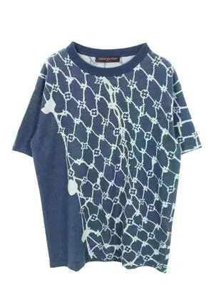 LOUIS VUITTON 2010s Monogram-pattern T-shirt - Blue