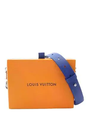 LOUIS VUITTON Louis Vuitton Epi-Leather Shoe Box Design Bag Orange