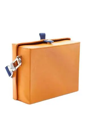 LOUIS VUITTON Louis Vuitton Epi Leather Shoe Box Design Bag Orange