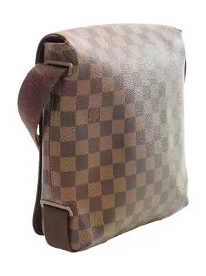 LOUIS VUITTON Damier Ebene Brooklyn Shoulder Bag - Brown