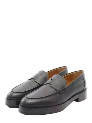 Hermès Leather Loafers - Black