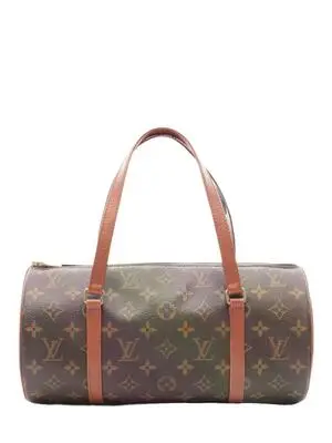 LOUIS VUITTON Louis Vuitton 1997 Monogram Papillon 30 Handbag Brown