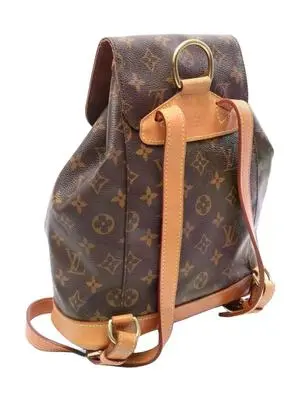 LOUIS VUITTON Monogram Montsouris Mm Backpack - Brown