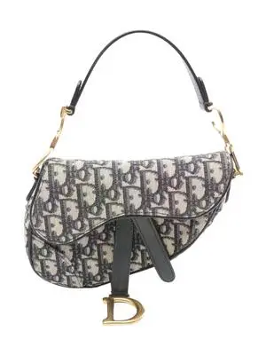 Dior Christian Dior Oblique Jacquard Mini Bag Neutrals