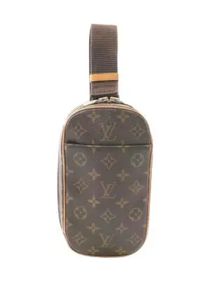 LOUIS VUITTON 2004 Monogram Pochette Ganju Belt Bag - Brown