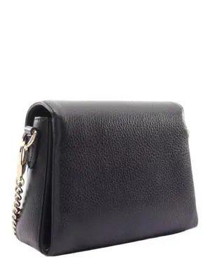Gucci Interlocking G Chain Shoulder Bag - Black