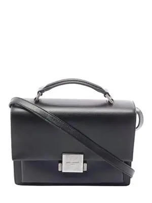 Saint Laurent 2000s Medium Bellechasse Two-way Leather Shoulder Bag - Black