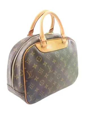 LOUIS VUITTON 2004 Trouville Monogram Handbag - Brown