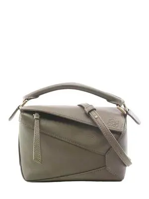 Loewe Loewe Mini Puzzle Edge Handbag Grey