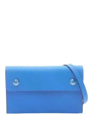 Hermès Leather Shoulder Bag - Blue